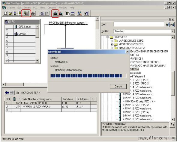 PC站通过PROFIBUS OPC的方式直接对变频器进行监控 - OPC_电工电气学习网