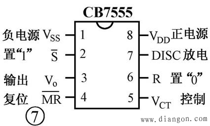 555时基集成电路NE555的识别与应用图解 - 电子元器件_电工电气学习网