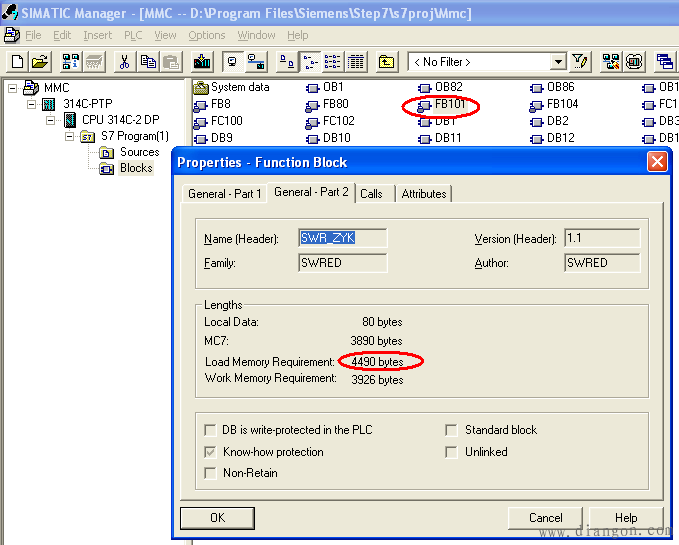 如何确定STEP7中的工程项目需要使用多大空间的MMC卡 - 西门子plc_电工电气学习网