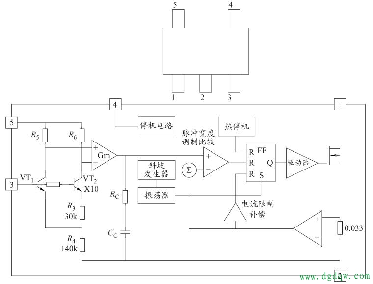 LM2731封装及内部电路框图 - 集成电路内部结构_电工电气学习网